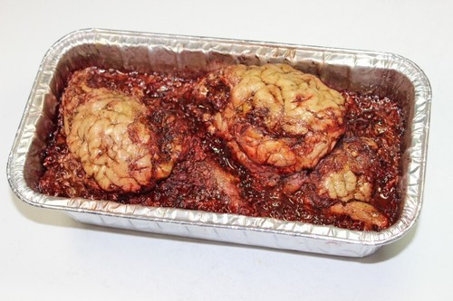 CREEPY CUISINE ROAD-KILLED ANIMAL BRAINS AND ENTRAILS HORROR HALLOWEEN ...