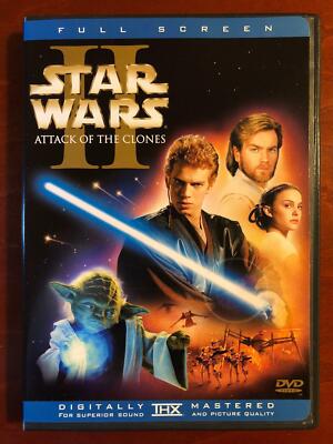 Star Wars Episode II - Attack of the Clones (DVD, Full Screen, 2002 ...