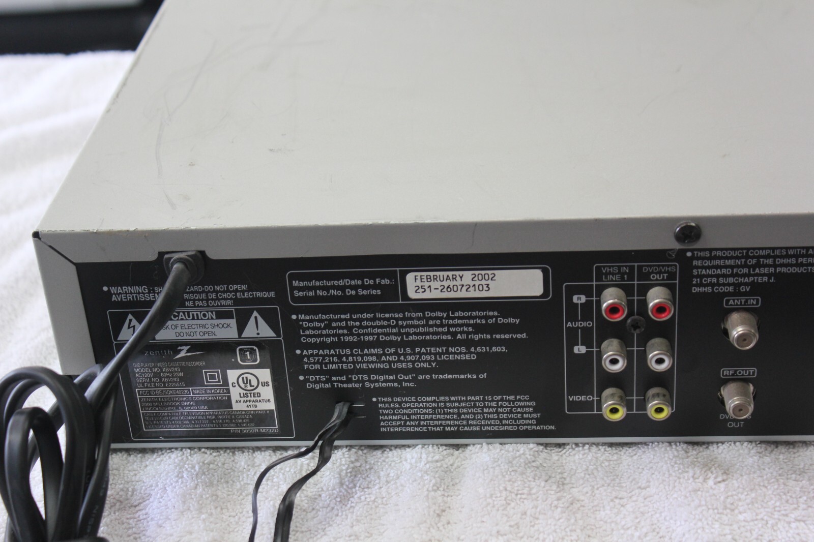 Zenith XBV342 DVD Player for sale online | eBay
