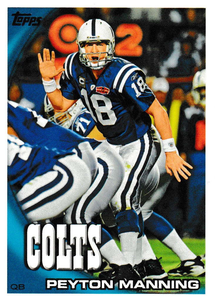 2010 TOPPS / PEYTON MANNING CARD #1 | eBay