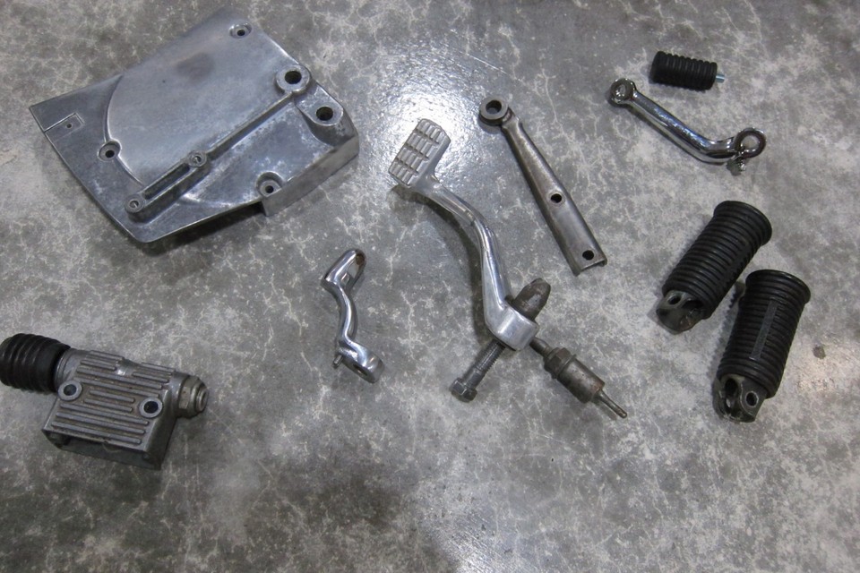 86-90 OEM Harley Davidson 1986-1990 Sportster Ironhead Mid Controls w ...