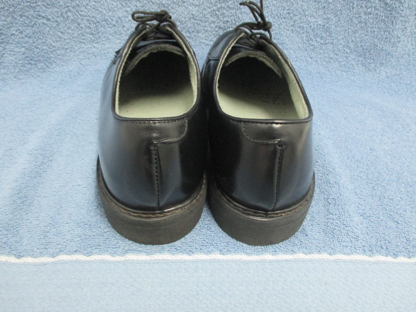ADDISON SHOE CO MEN'S WORK SHOES SIZE 7E BLACK LEATHER/AVONITE SOLES ...