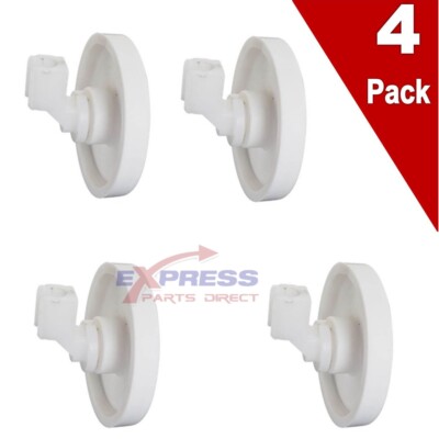 (4 Pack) 154174501 Lower Dish-Rack Wheels 5304532229, 5304521179 ...