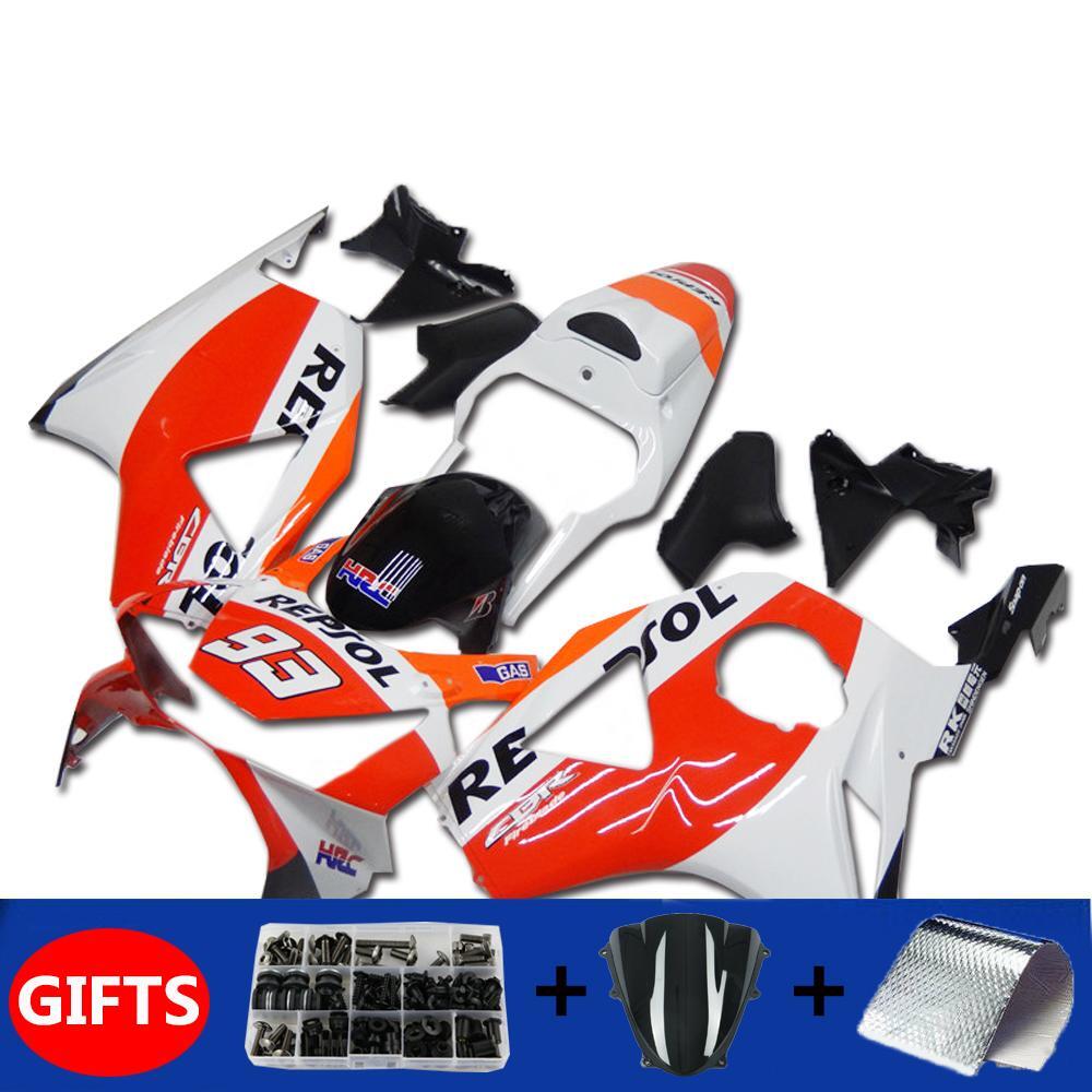 FT Injection Orange ABS Fairing Set Fit for Honda 2002 2003 CBR954RR 900RR t009 | eBay
