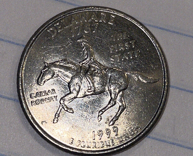 1999-P Delaware Spitting Horse Quarter | eBay
