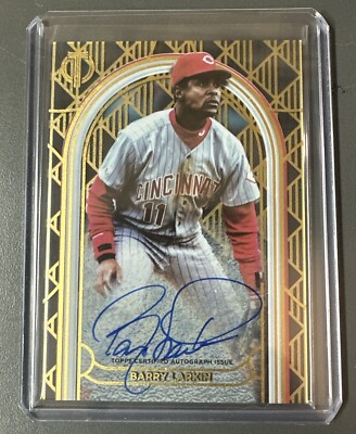 Barry Larkin 2024 Topps Tribute Iconic Perspectives Gold Auto SP 03/50 ...