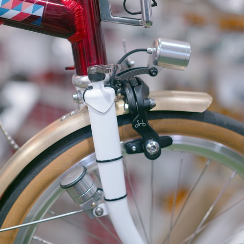 nov Rim dynamo set for Front Light (Silver / Black) novdesign [Brompton ...