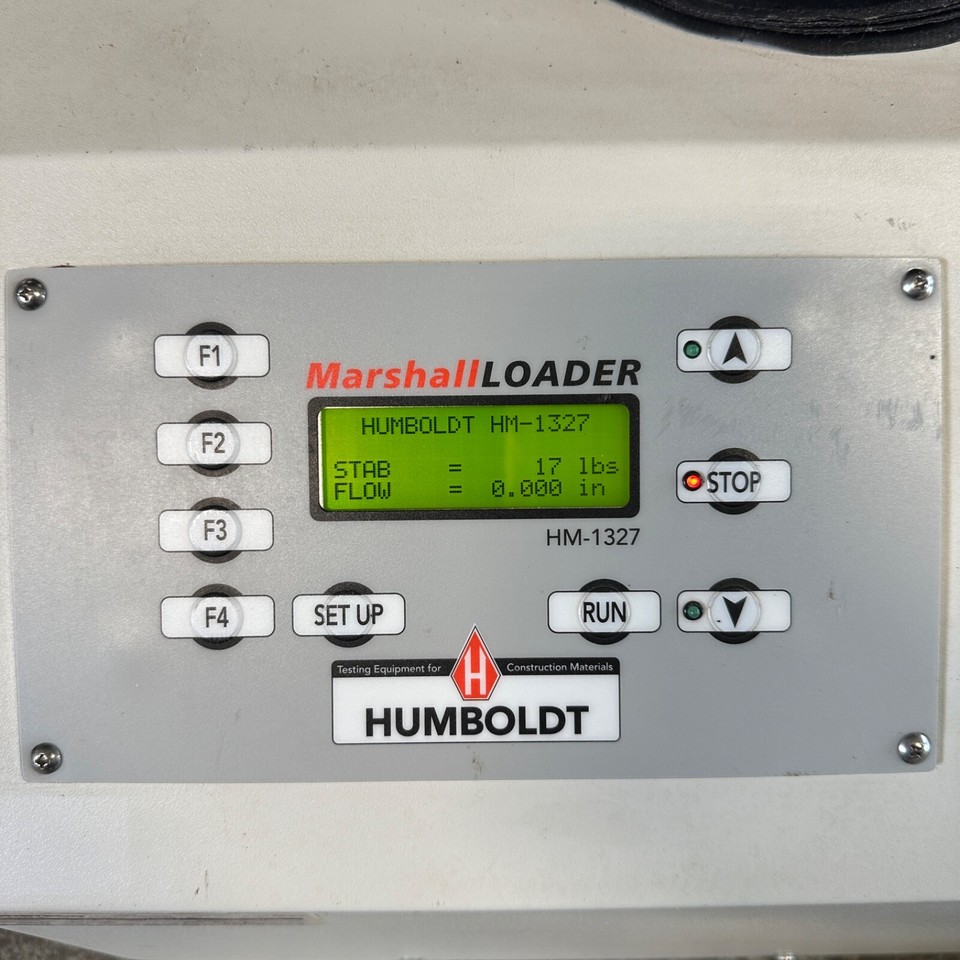 Humboldt HM-1327 Marshall Loader | Asphalt Soil Tester Compressor TSR ...