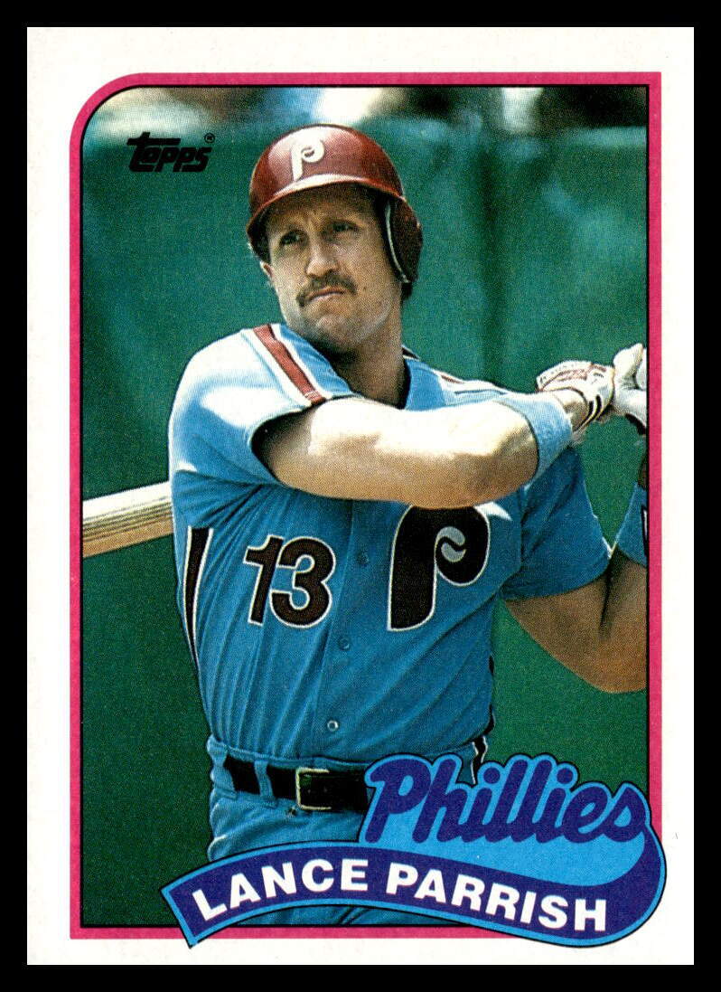 1989 Topps #470 Lance Parrish Philadelphia Phillies Baseball Card | eBay