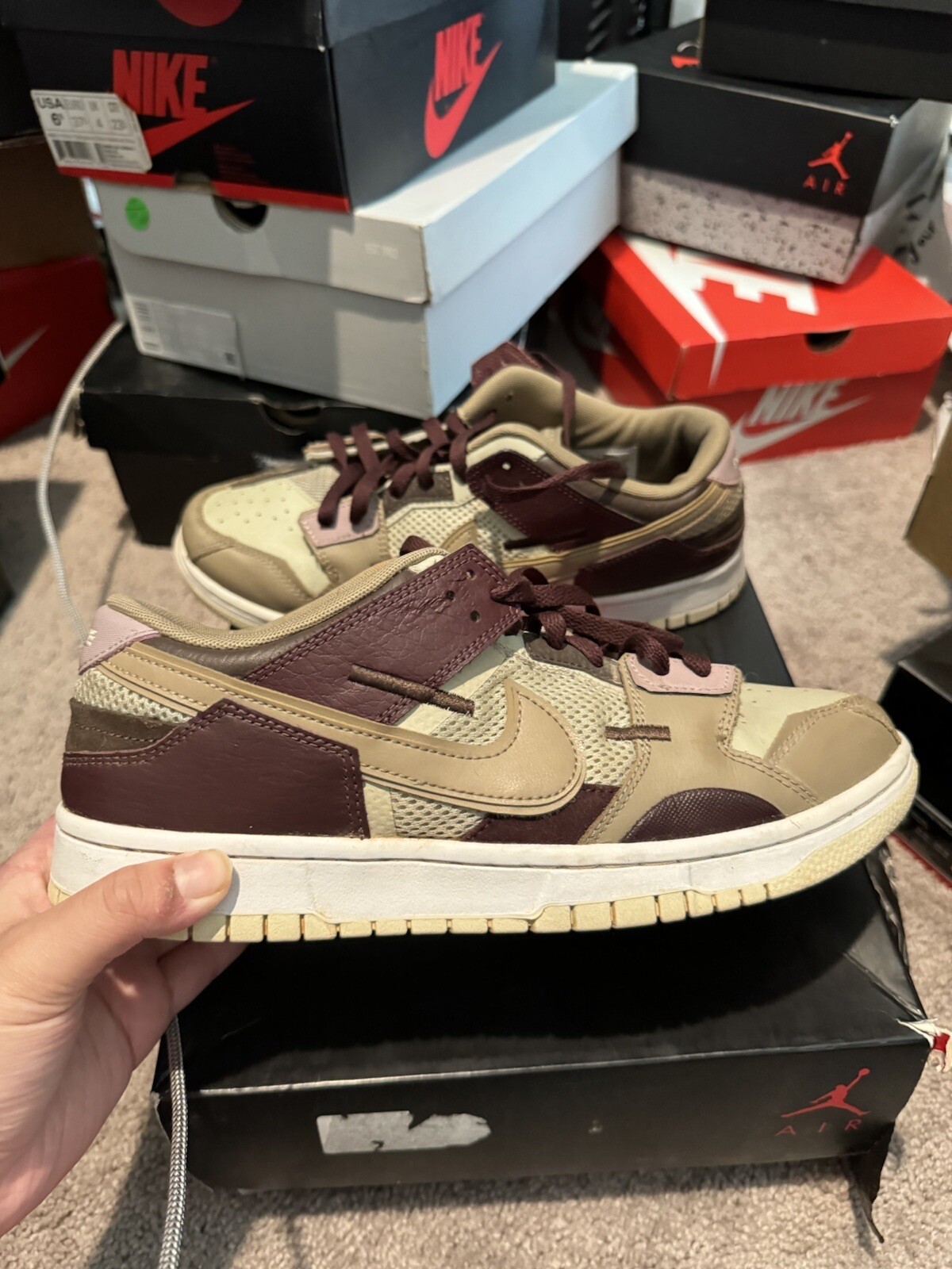 Size 9 - Nike Dunk Scrap Latte 195866279766 | eBay