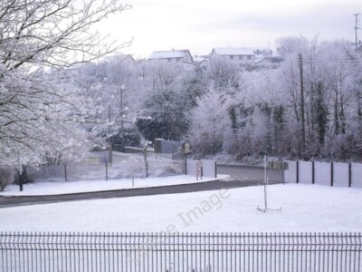 Photo 6x4 Snow at the Fire Station, Dromore Dromore/J2053 The grounds ...