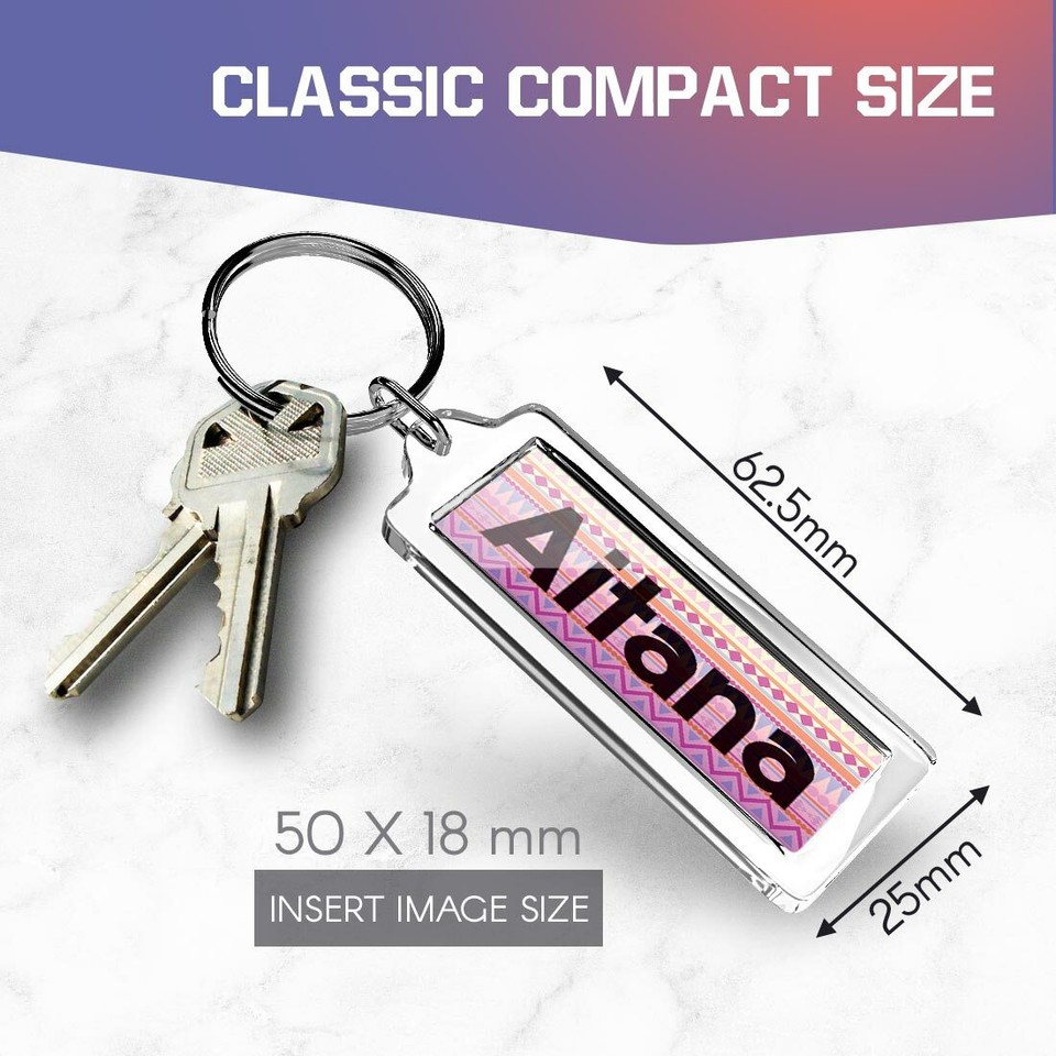 Aiyana Name Tribal Pink Keyring #156486 7626029383660| eBay