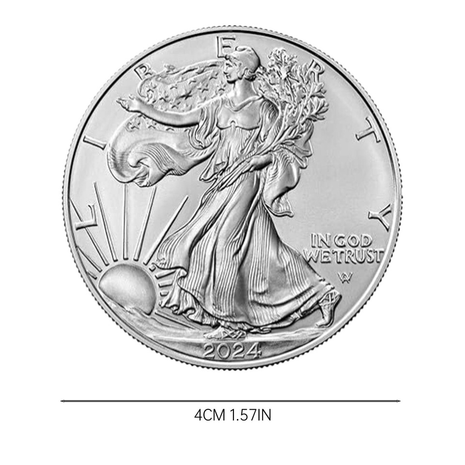 2024 American Silver Eagle $1 Coin 1 oz .999 Fine Silver BU | eBay