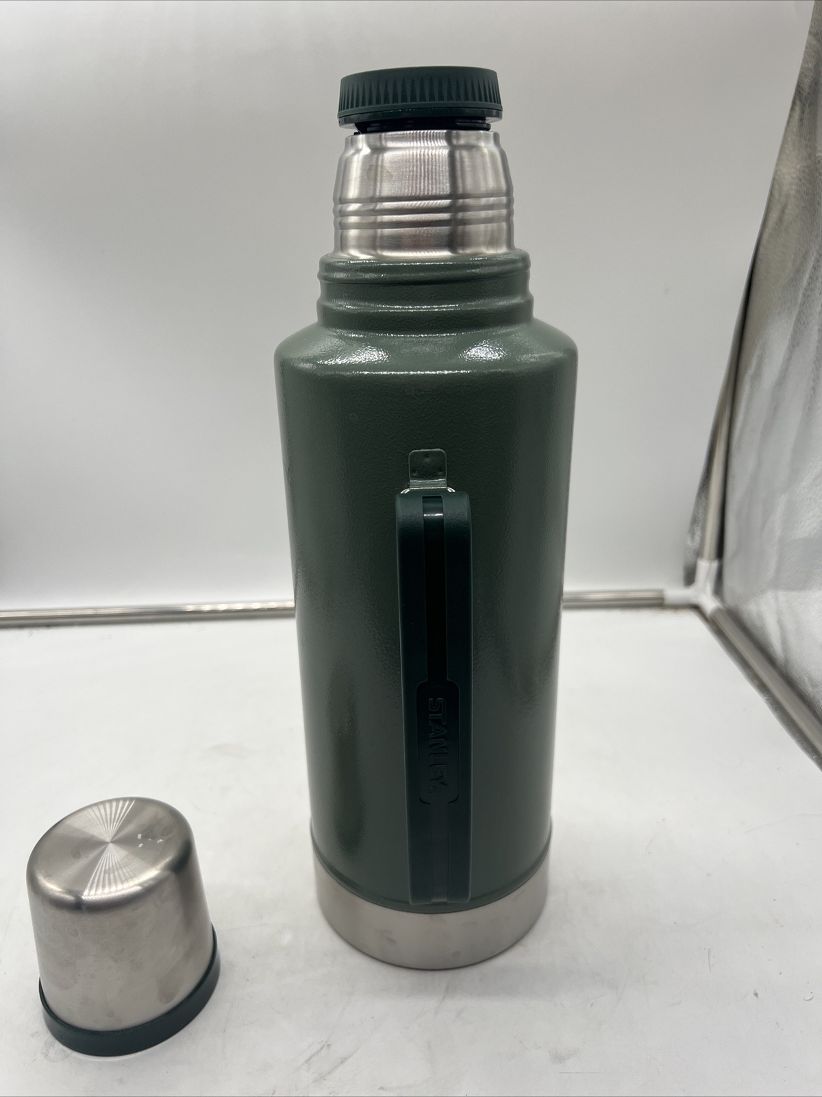 Classic Stanley Thermos 2 Quart Stainless Steel Green Tea Coffee Vacuum ...