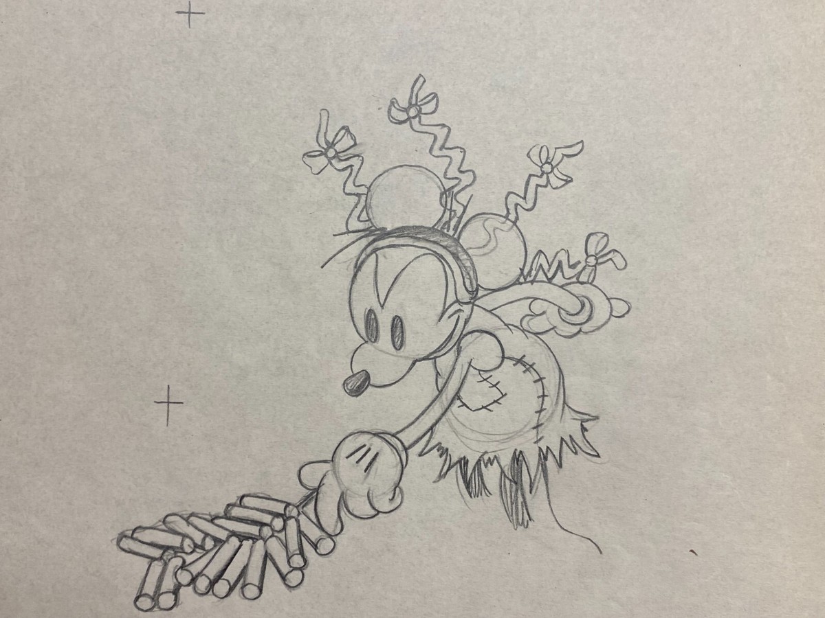 Original Disney Animation Sketches Mickey