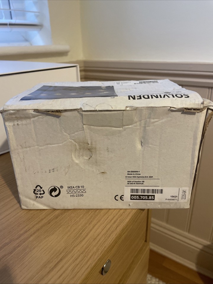 IKEA Solvinden Battery Outdoor Garden Lights. Solar Powered String ...