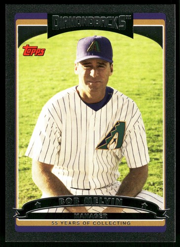 Bob Melvin Arizona Diamondbacks 2006 Topps Black #266 SN /55 | eBay