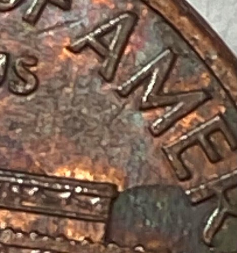 2000 D Lincoln Memorial Penny -Wide AM /wider gap between A & M in ...