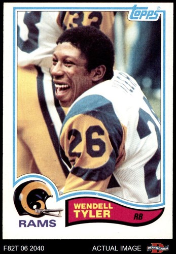 1982 Topps #385 Wendell Tyler Rams UCLA 7 - NM | eBay