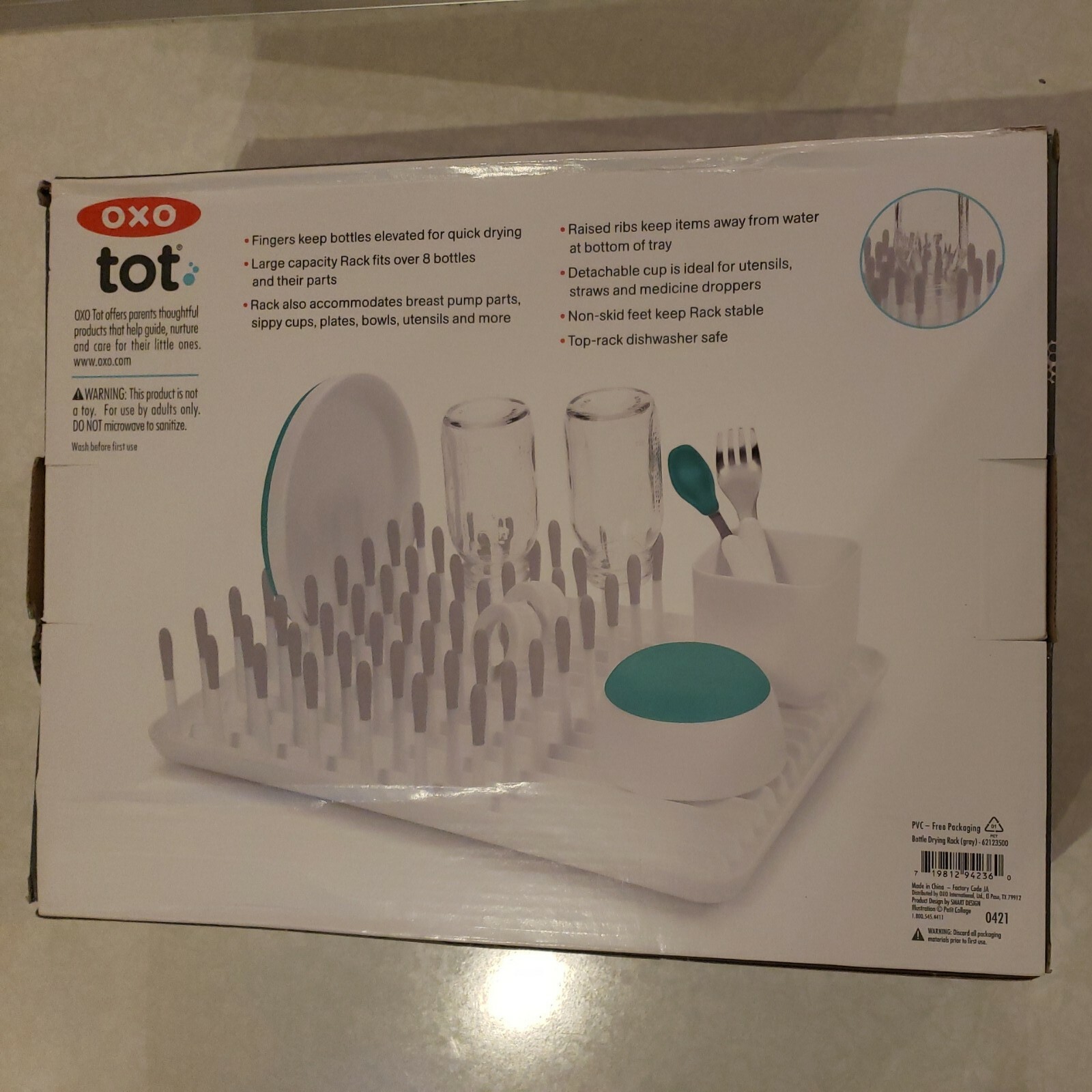 OXO Tot Bottle Drying Rack Gray - N25 for sale online | eBay