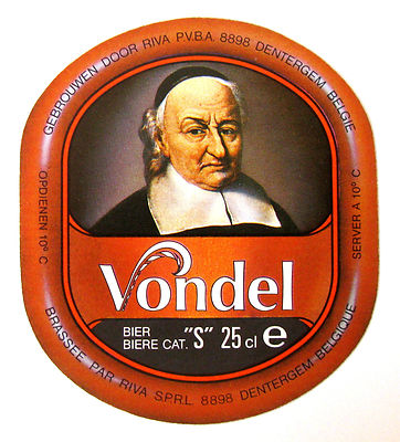Riva Brewery VONDEL beer label BELGIUM 25cl | eBay