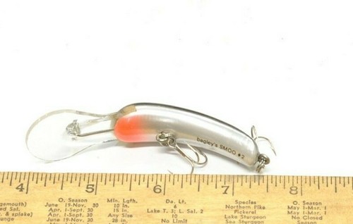 VINTAGE Bagley SMOO #2 Diving Crankbait fishing Lure | eBay