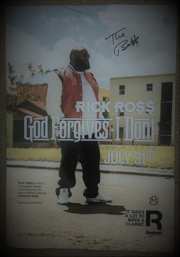 Rather You Than Me RICK ROSS Signed Autographed Poster Photo COA! PROOF ...