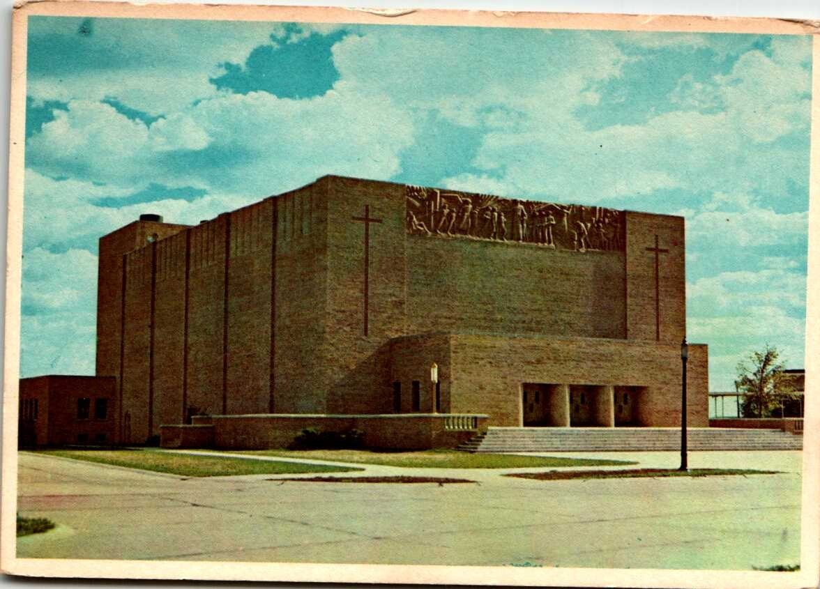 Continental Postcard Boys Town Omaha Nebraska NE Music Hall Auditorium ...