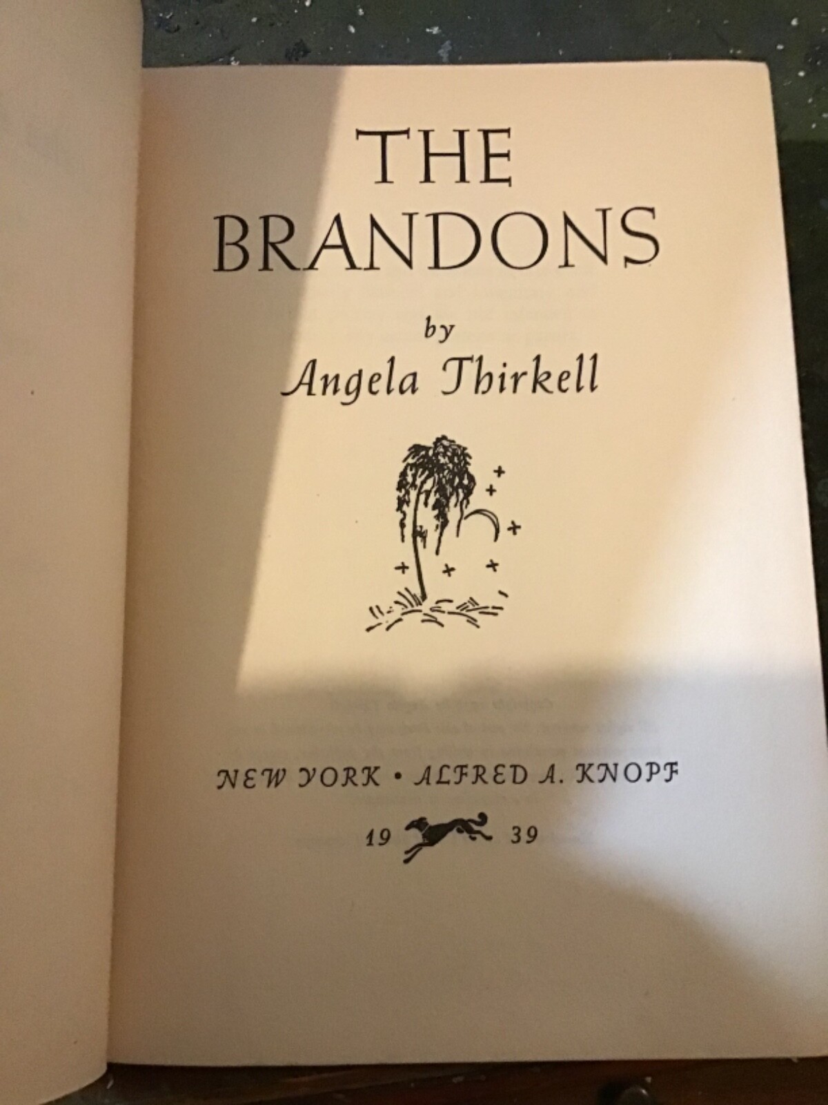 The Brandons, Angela Thirkell, by Alfred A. Knopf 1939 With Dust Jacket ...