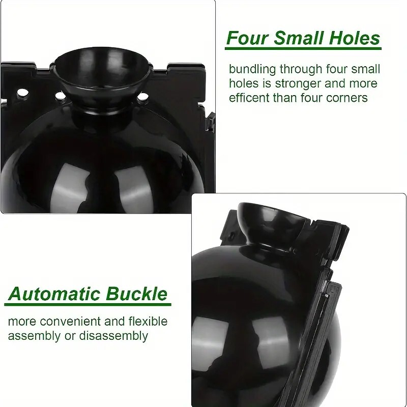 100pcs Rooting Ball Grafting Boxes, Tree Root Growing Boxes, Black ...