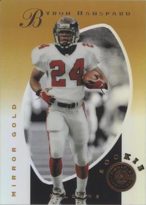 1997 Pinnacle Certified - Byron Hanspard #123 Mirror Gold (RC) for sale ...