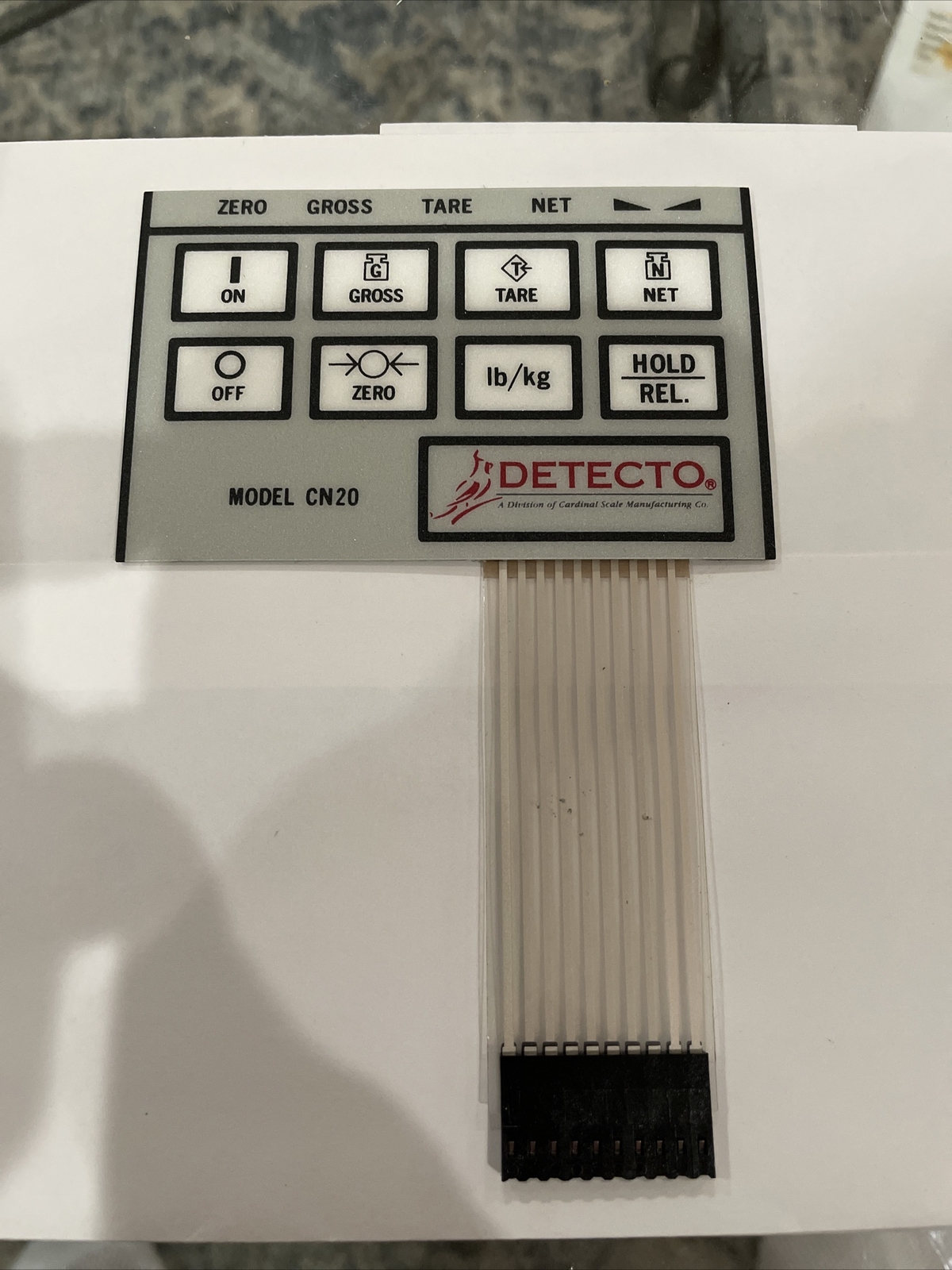 Detecto Model CN20 Scale KEYPAD replacement | eBay