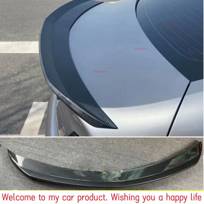 NEW@Carbon Fiber Rear Trunk Spoiler Wing For Cadillac CT5 CT5-V ...