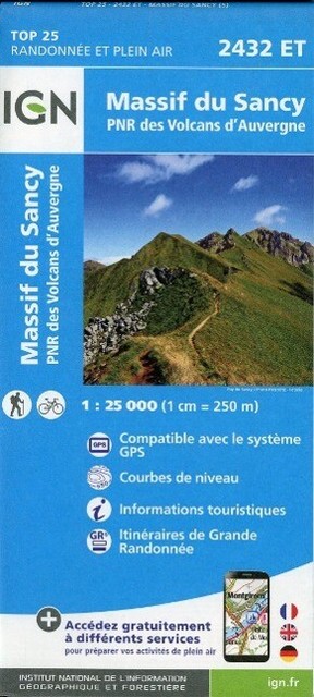 Massif Du Sancy 1 : 25 000 (2016, Sheet Map) online kaufen | eBay.de