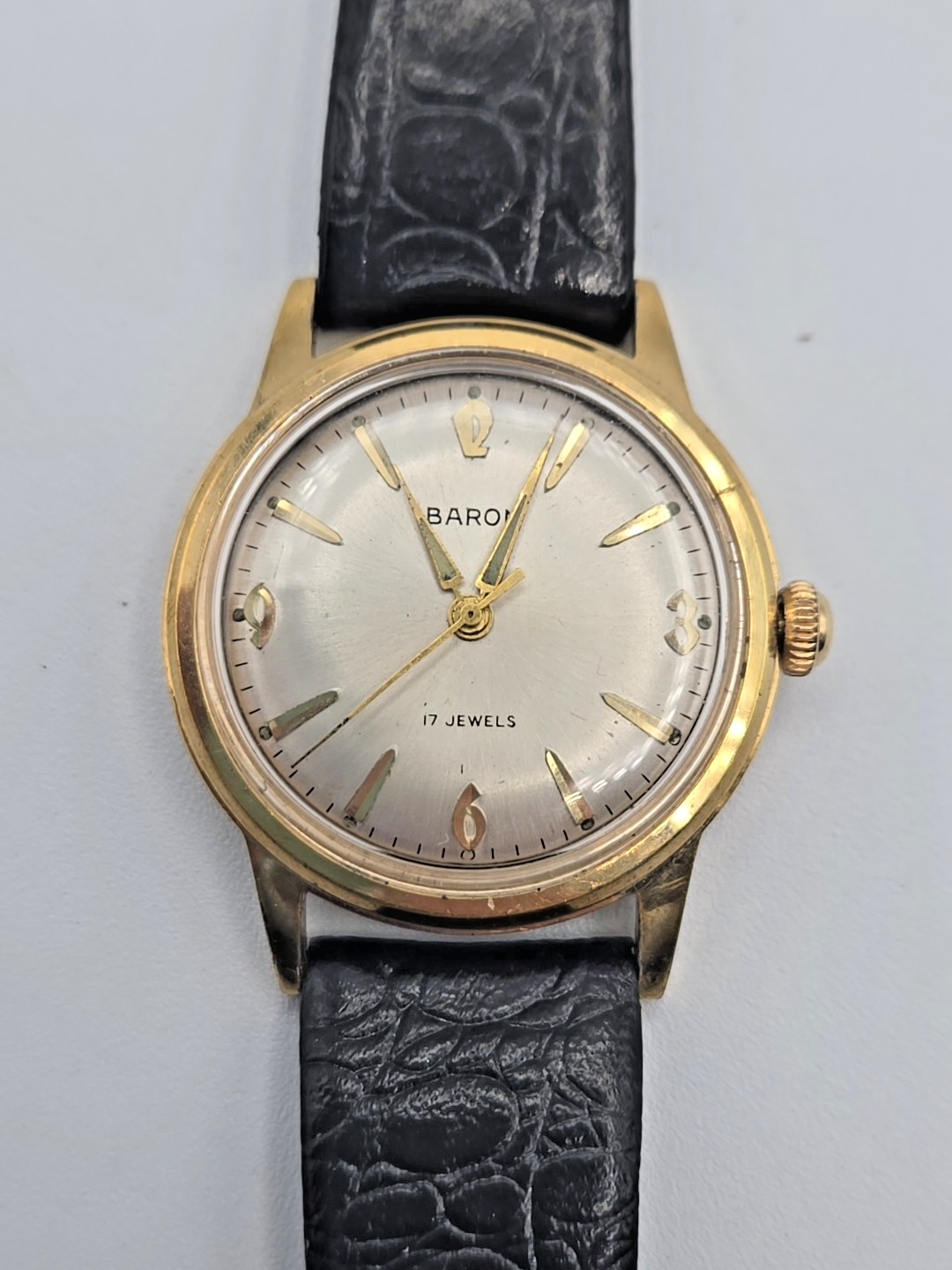 Vintage BARON Germany 17 Jewel Wristwatch Gold Plated Restored Savoie ...