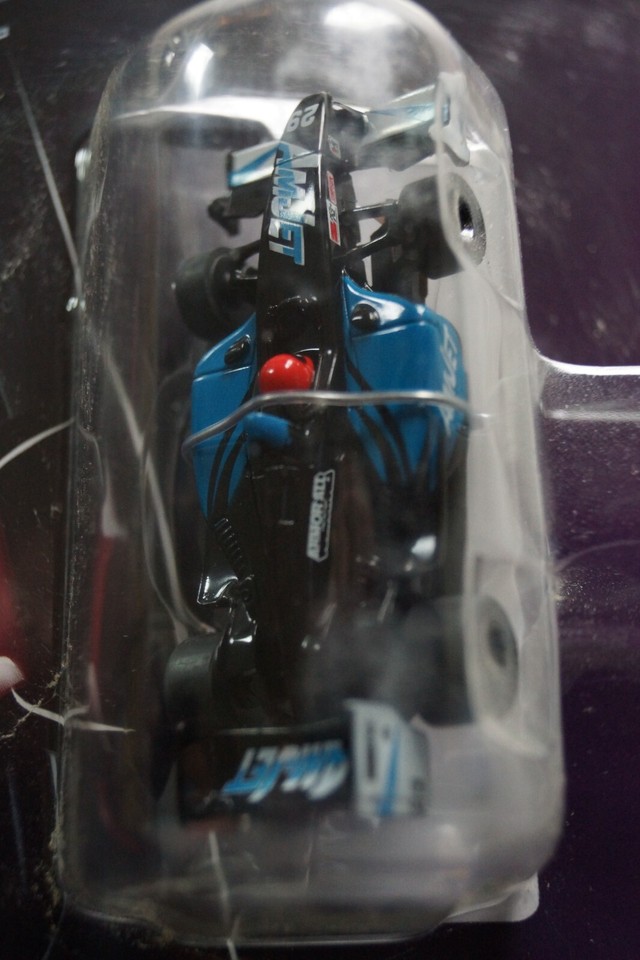 AFX HO MEGA G AMJET #29 FORMULA ONE RACING SLOT CAR BLACK/BLUE MINT FRE ...