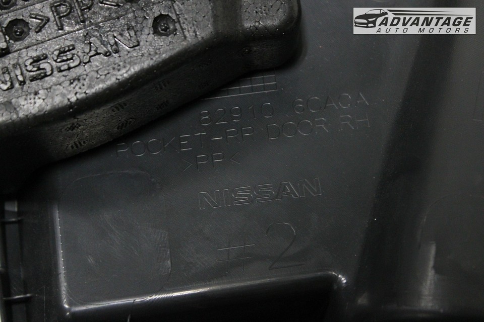 2019-2021 NISSAN ALTIMA REAR RIGHT SIDE DOOR PANEL COVER TRIM ...