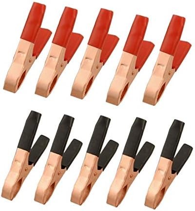 Alligator Clips Electrical Battery Terminal Test Clamp Copper Plated ...