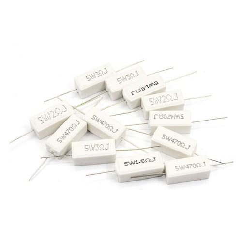 5 Watt Axial Ceramic Cement Power Resistor 5W 0.1 ohm -100K ohm - ALL ...