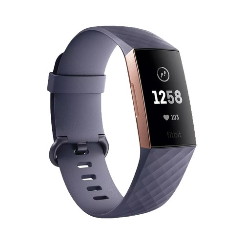 Fitbit Charge 3 Fitness Activity Tracker Heart Rate Monitor Smartwatch ...