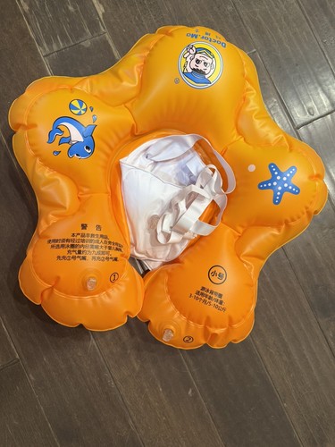 Baby Swimming Float, Inflatable Floatie Raft with Handle Safety Seat ...