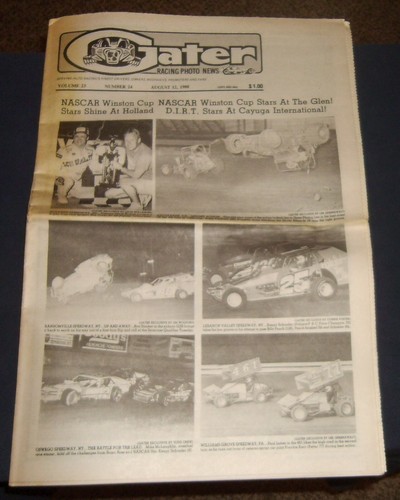 1988 Gater Racing News Paper August 12th Issue | eBay