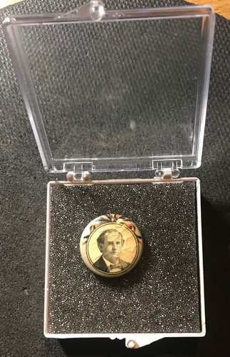 1900 7/8" WHITEHEAD & HOAG WM J BRYAN PICTURE PINBACK w/DISPLAY CASE | eBay