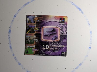Cd Interactive Sampler Disc Vol.9 Demo Disc Sony Playstation 1 PS1 PSX ...