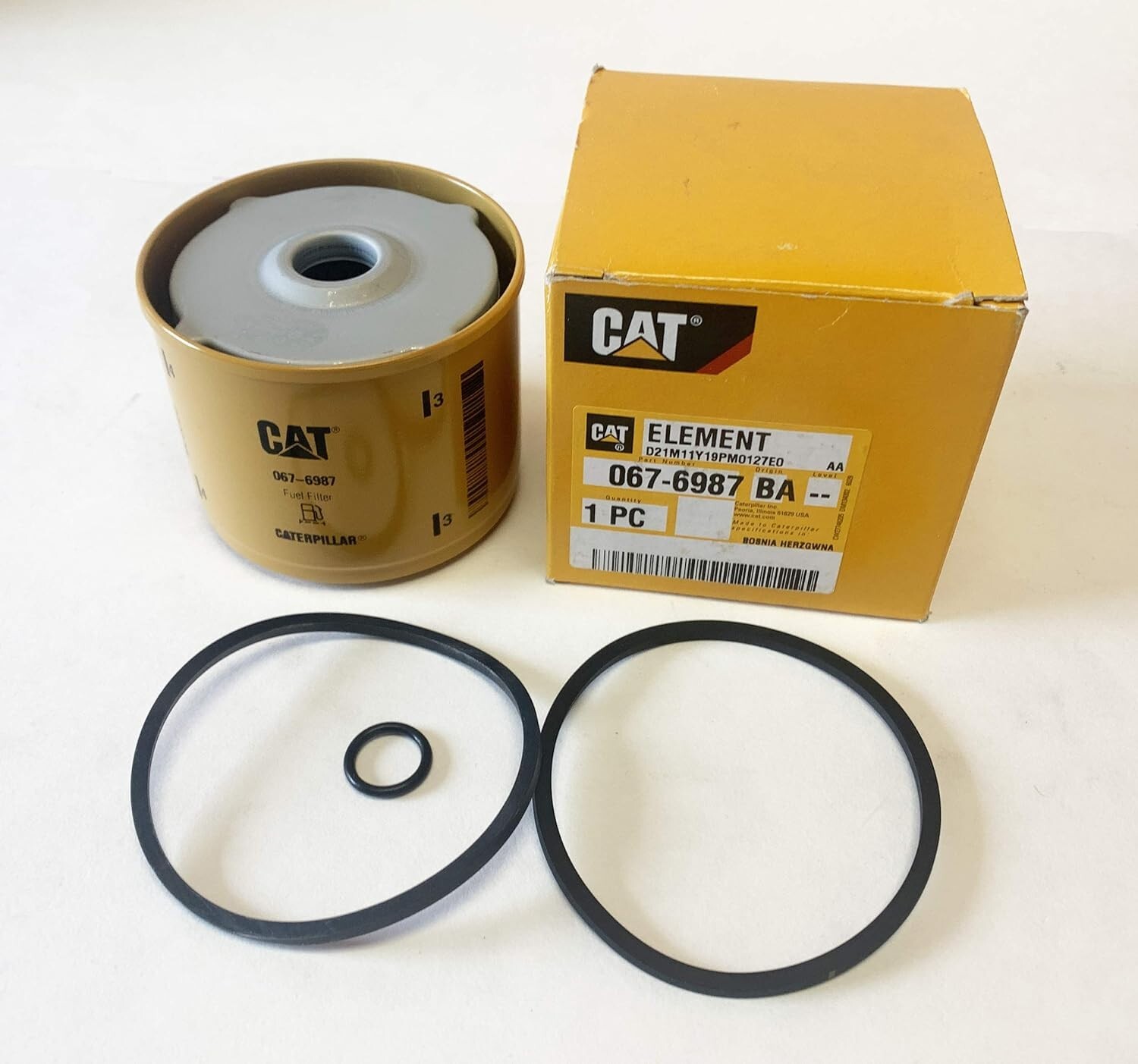 CATERPILLAR 067-6987 - Fuel filter cross reference