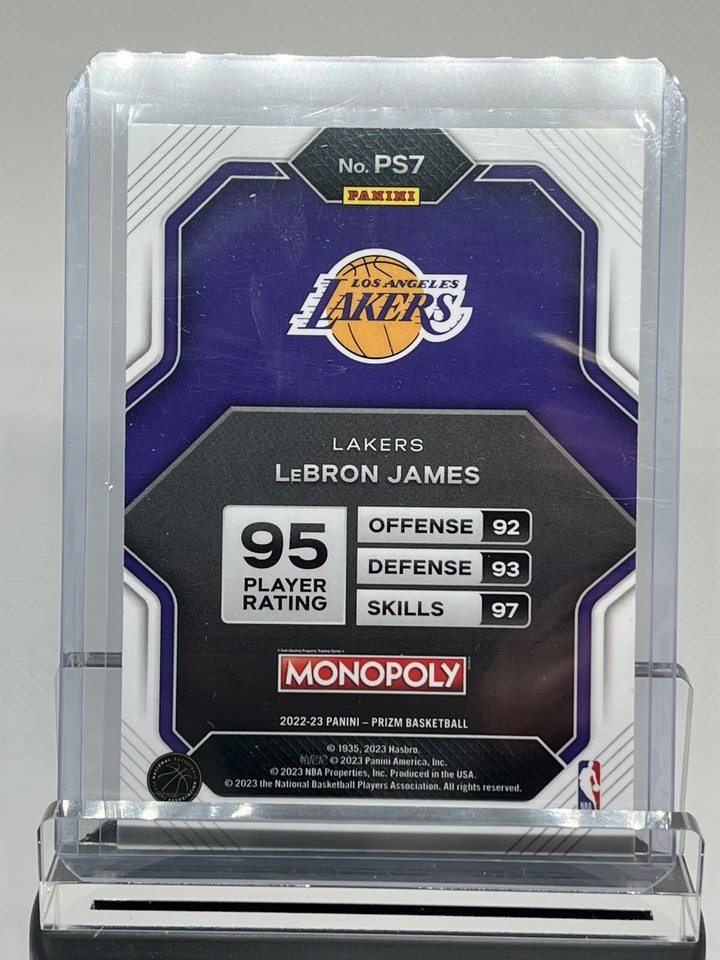 2022-2023 Panini Prizm Monopoly #PS7 Lebron James | eBay