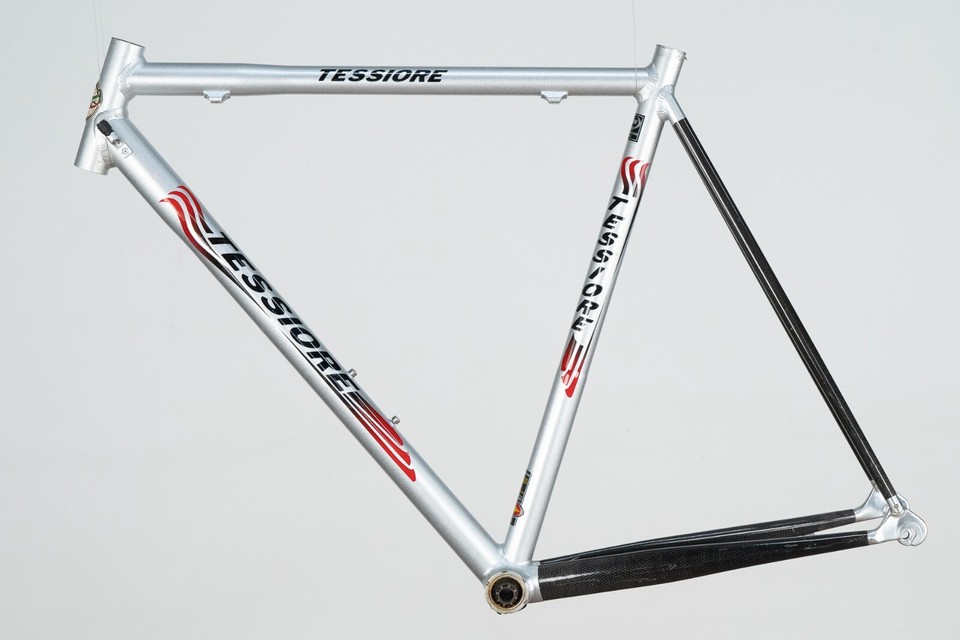 TESSIORE ALAN ALUMINIUM CARBON FRAME VINTAGE ROAD RACING BIKE SHIMANO ...