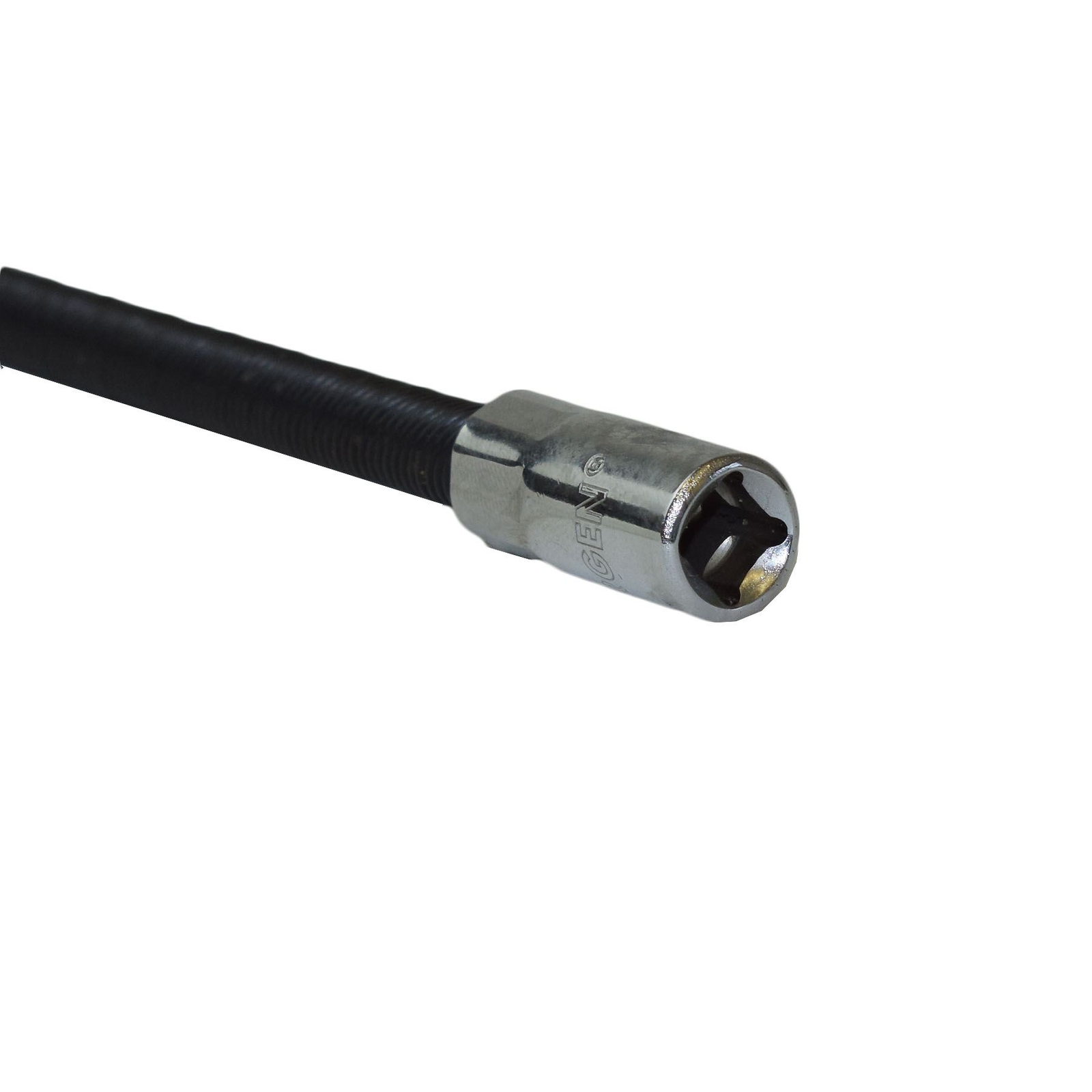 Extra Long 1/4" Dr Flexible Flexi Socket Hex Bit Holder Extension 450mm ...