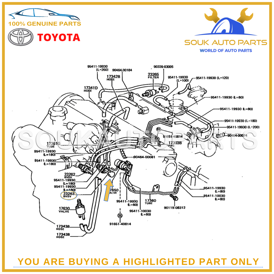 25820-13020 Genuine Toyota BIMETAL VALVE ASSY 2582013020 OEM | eBay