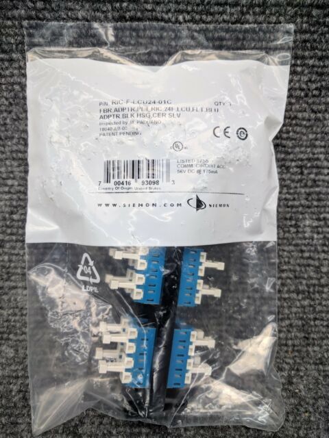 Siemon RIC-F-LCU24-01C Fiber Optic Adapter Plates - Blue for sale ...